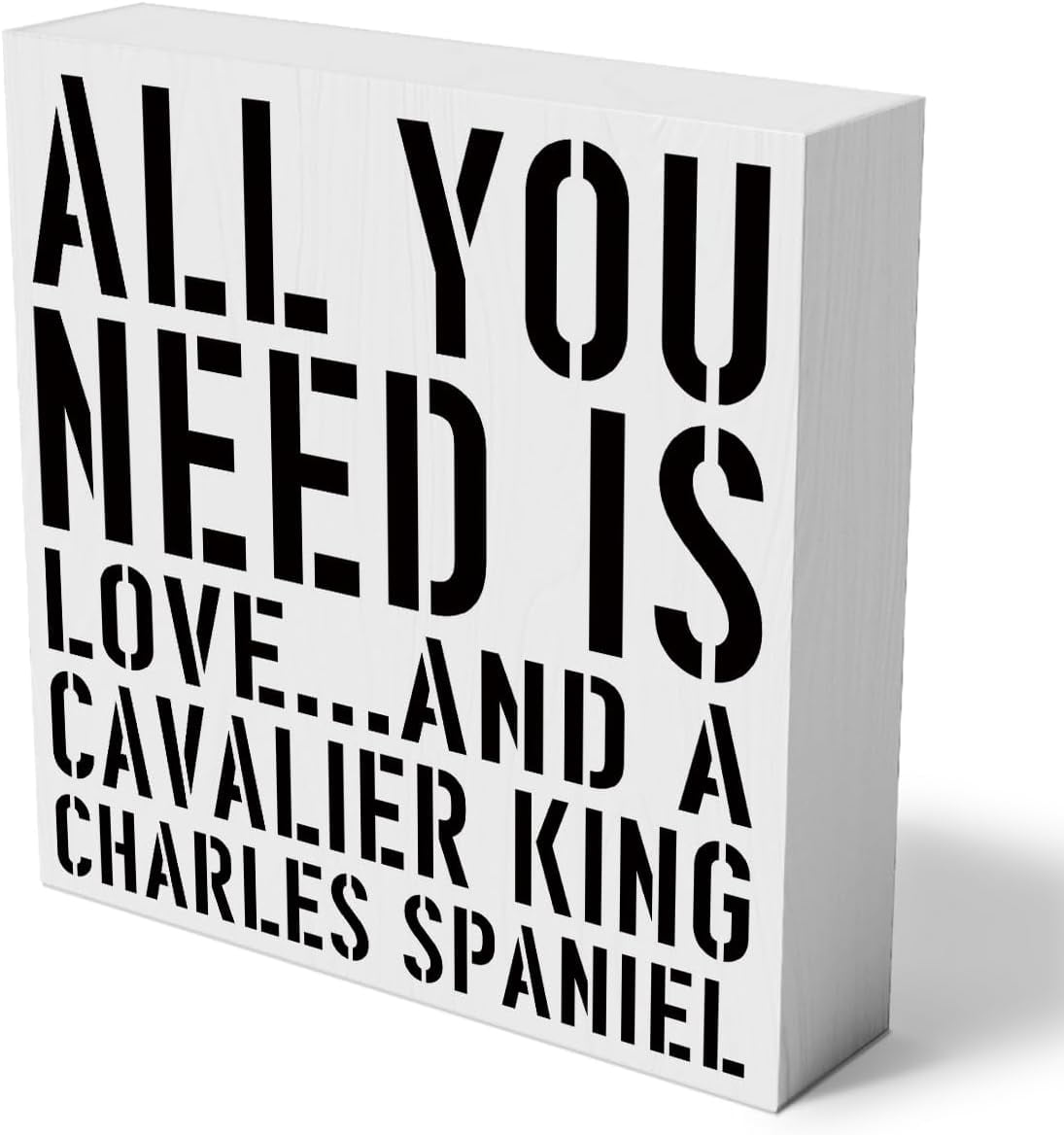 Cavalier King Charles Spaniel Mom Wooden Box Sign Home Wall Decor 7x7 ...