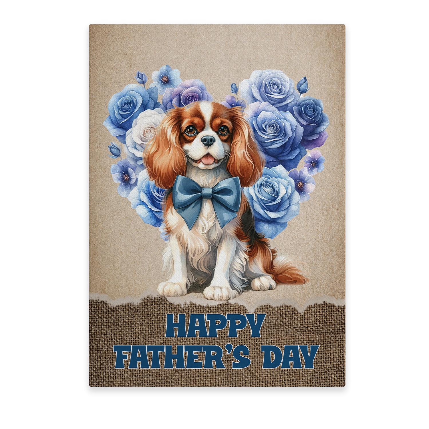 Cavalier King Charles Spaniel Proud Dad Happy Father's Day Vertical ...