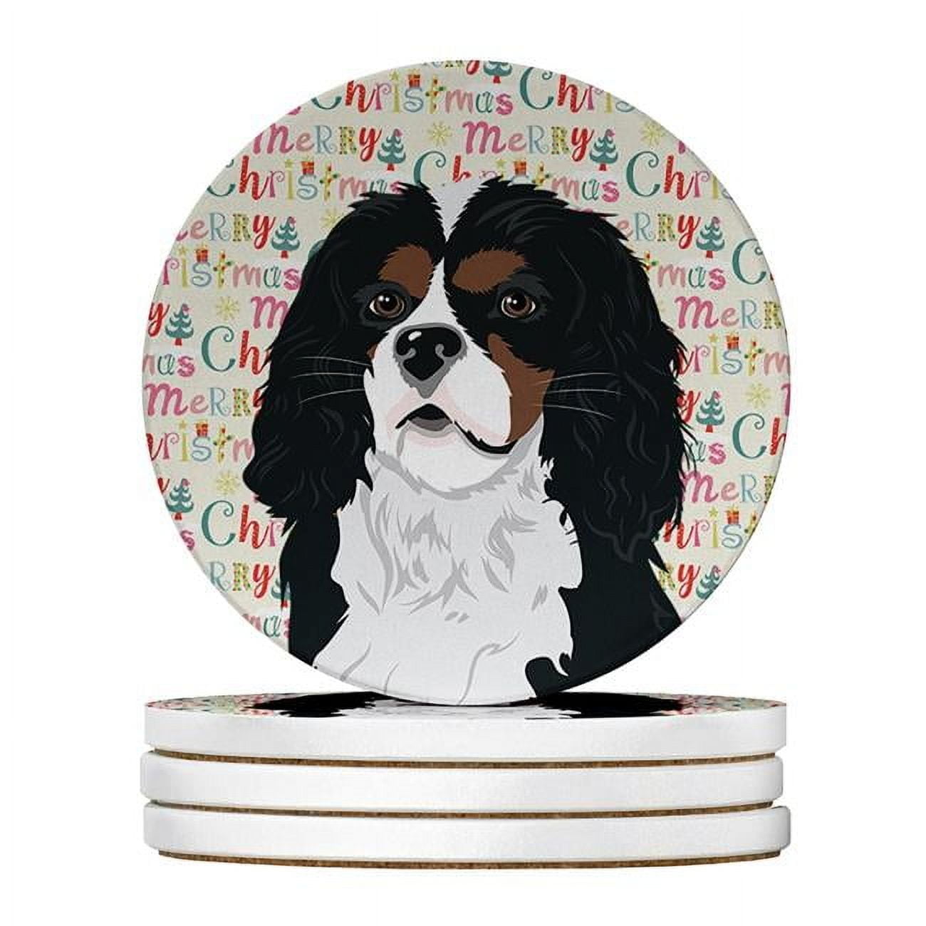 Cavalier King Charles Spaniel Tricolor #1 Christmas Large Sandstone ...