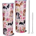 Cavalier King Charles Spaniel Tumbler - 20oz Insulated Travel Mug with ...