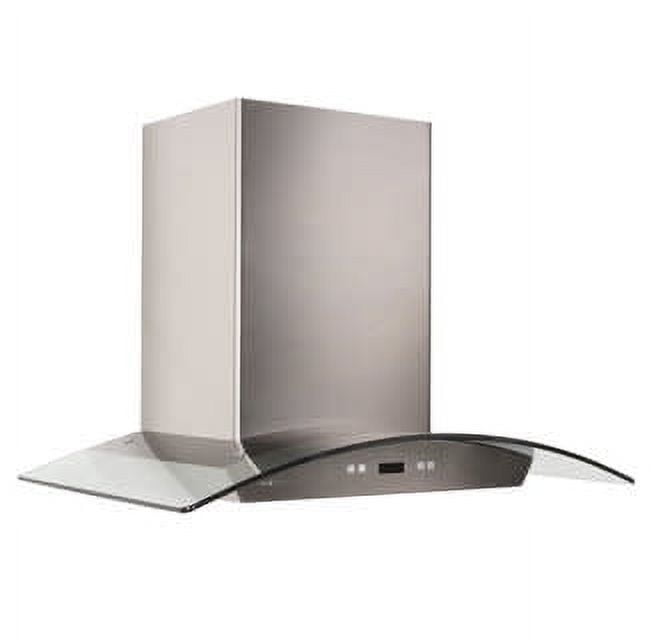 Cavaliere-Euro 30W Wall Mounted Tempered Glass Range Hood - Walmart.com