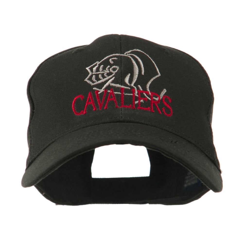 Cavaliers Mascot Embroidered Cap - Black OSFM - Walmart.com