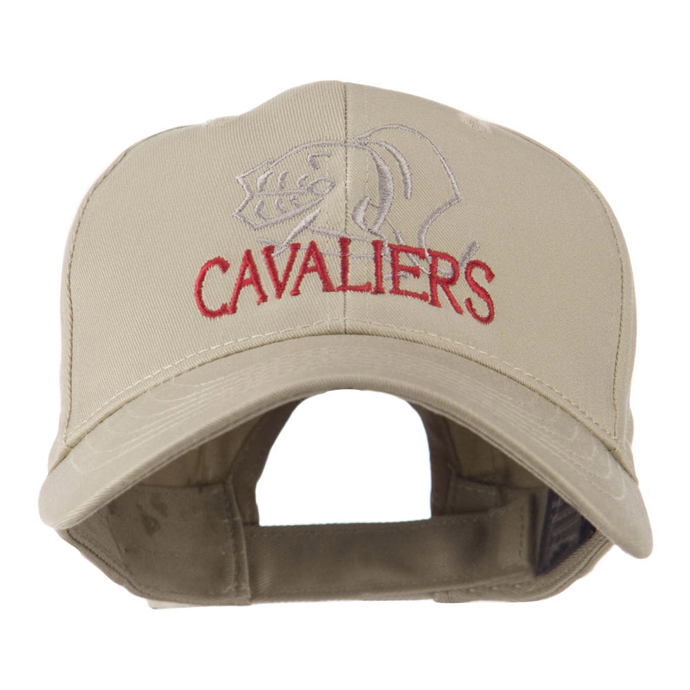 Cavaliers Mascot Embroidered Cap - Khaki OSFM - Walmart.com
