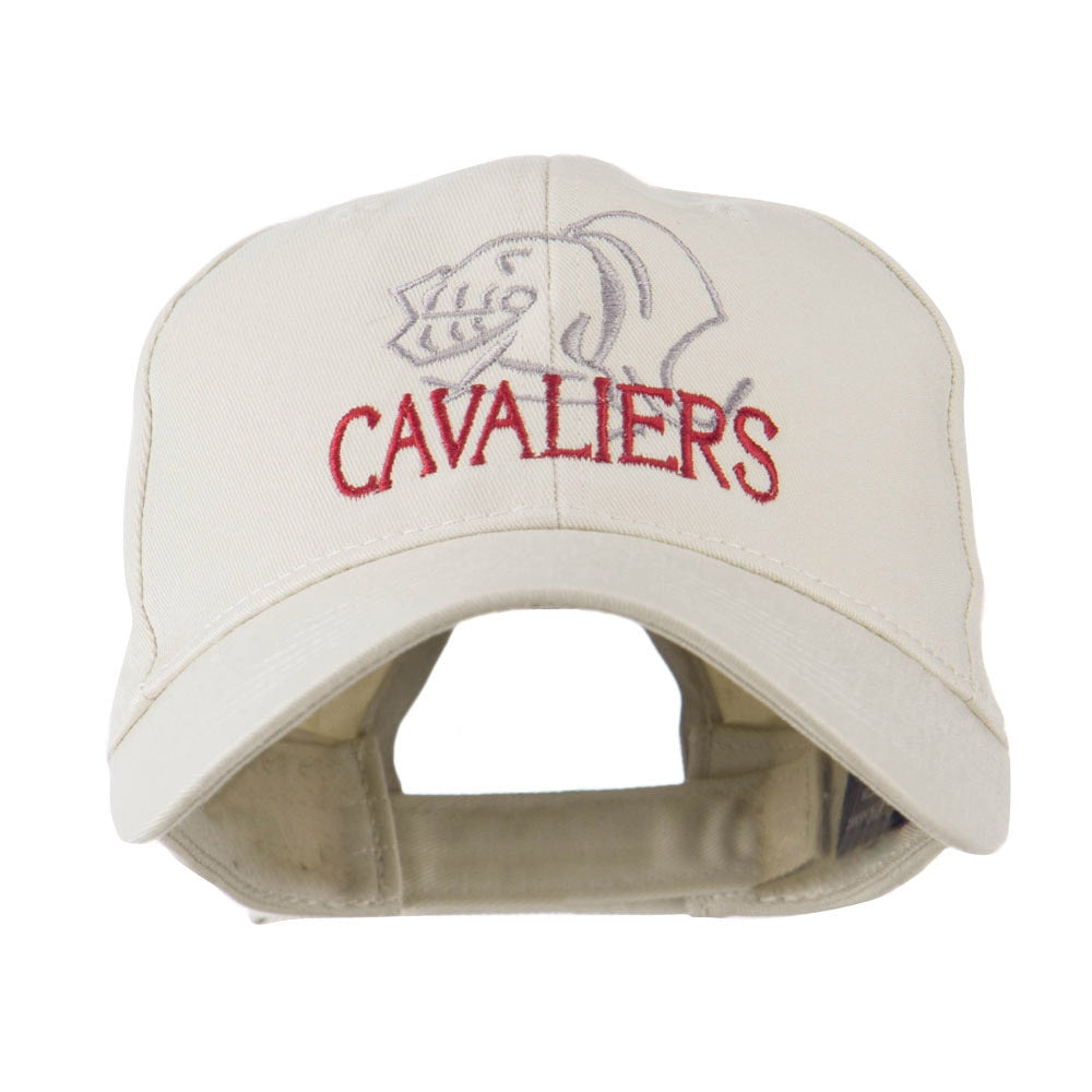 Cavaliers Mascot Embroidered Cap - Stone OSFM - Walmart.com