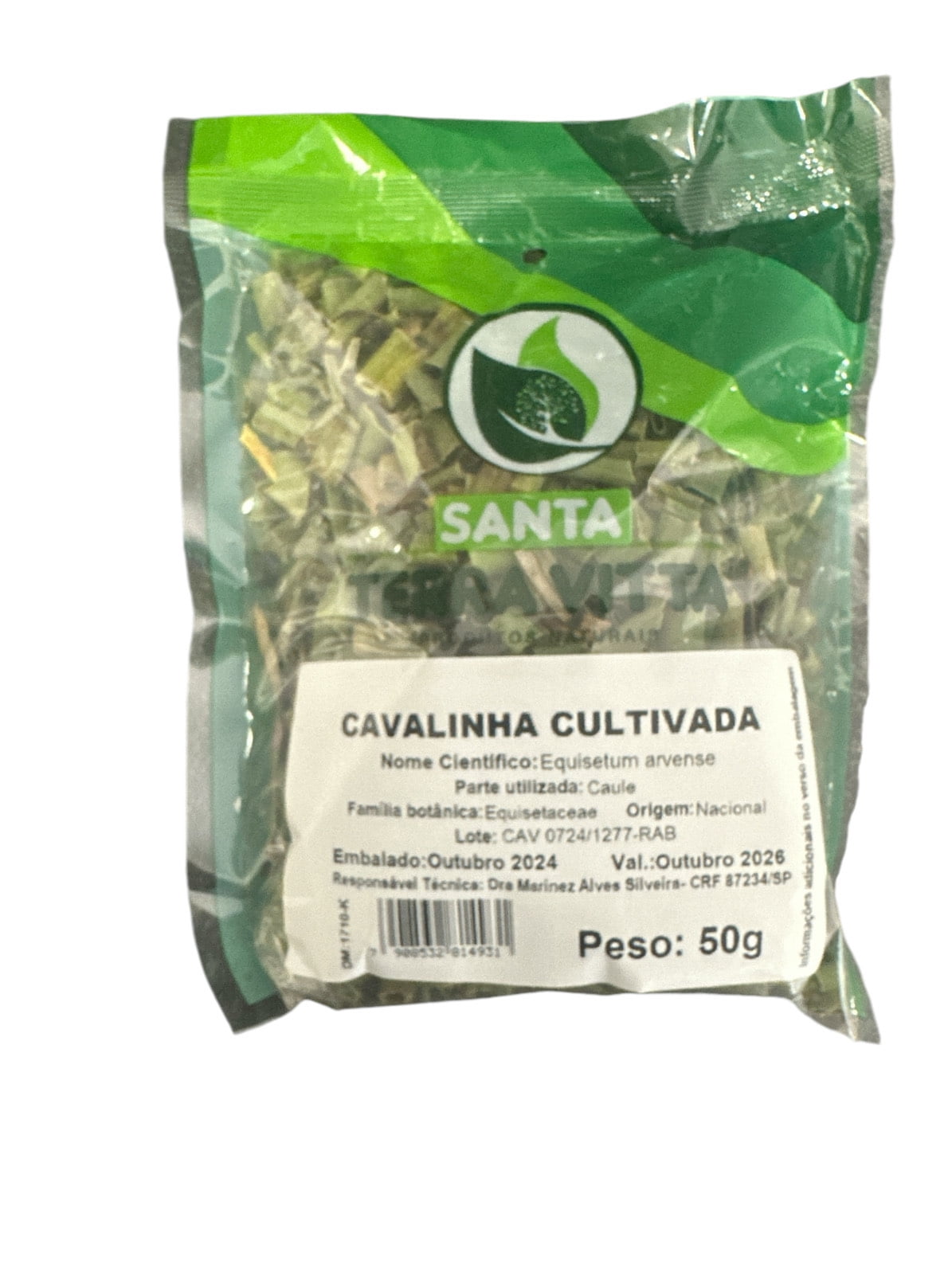 Santa Terra Vitta Cavalinha Tea, Horsetail Tea, Loose Herbal Leaves ...