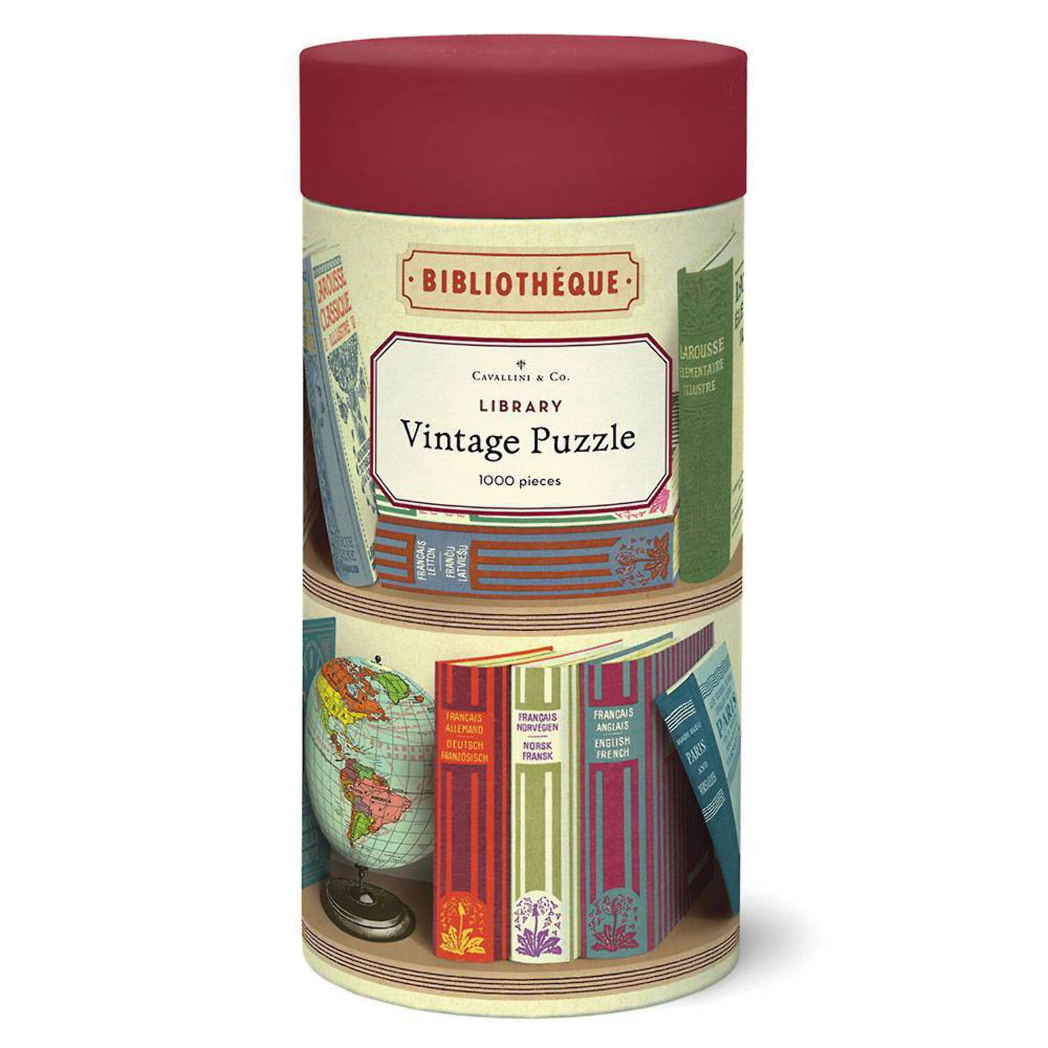 Cavallini Papers & Co., Library Books 1000 Piece Puzzle - Walmart.com