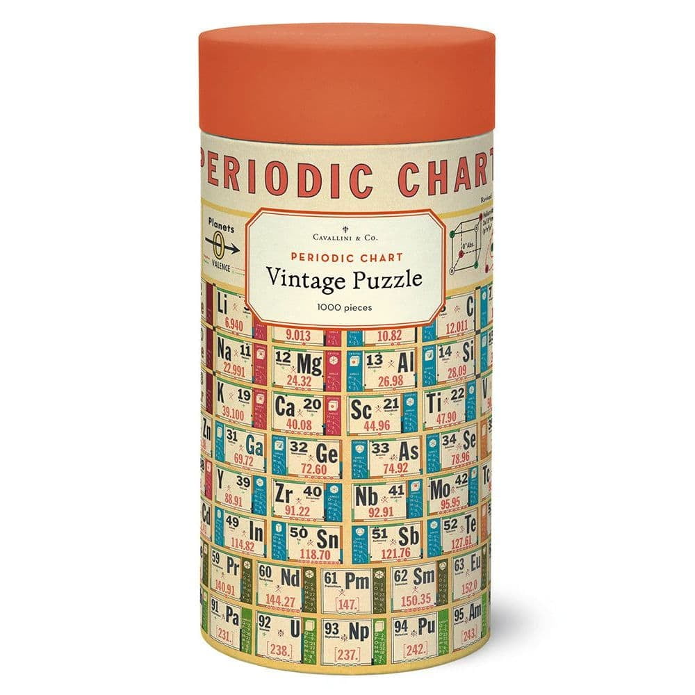 Cavallini Papers & Co., Periodic Chart 1000 Piece Puzzle by Cavallini ...