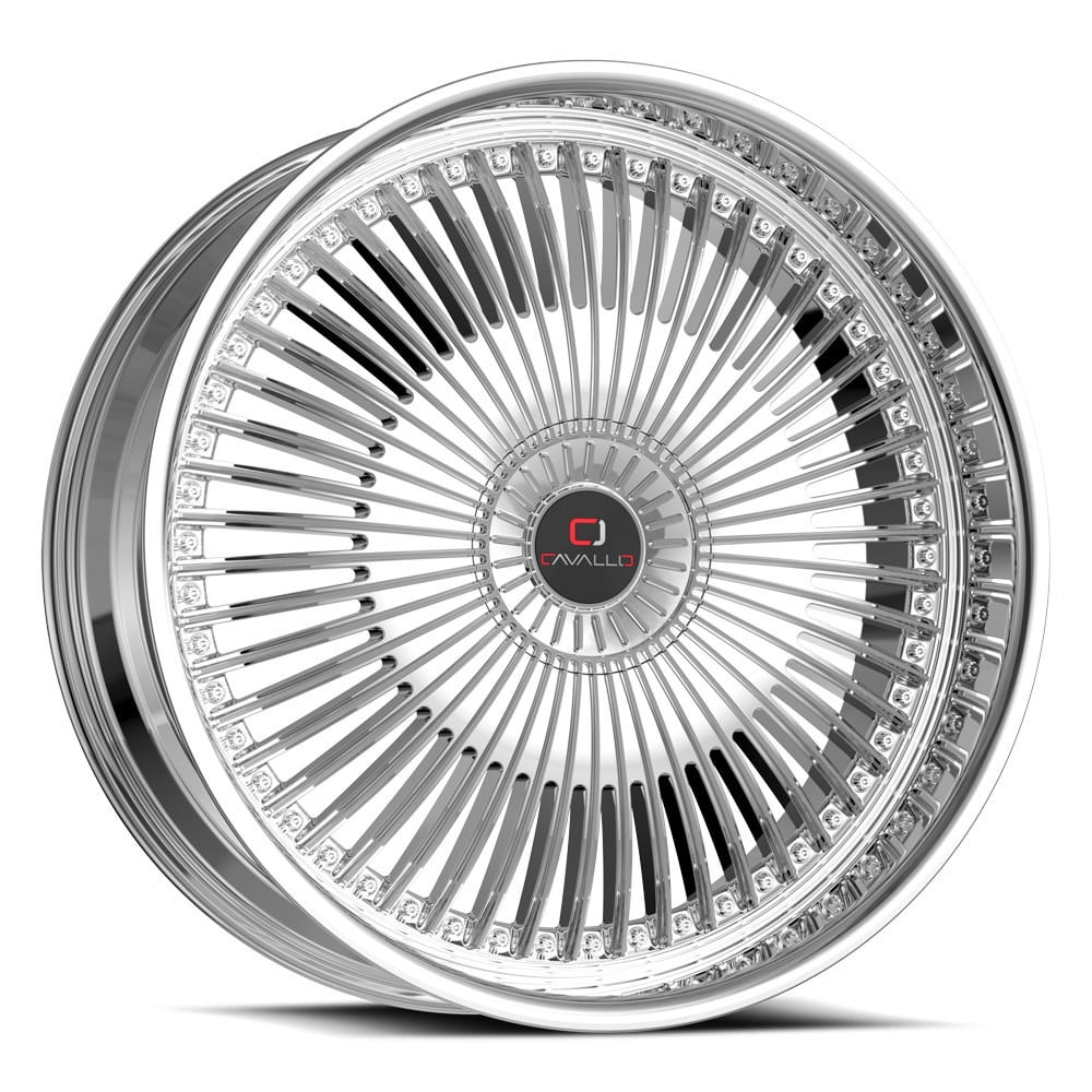 Cavallo CLV-41 6x135/6x139.7 26x9.5 +25 Nano Chrome - Walmart.com