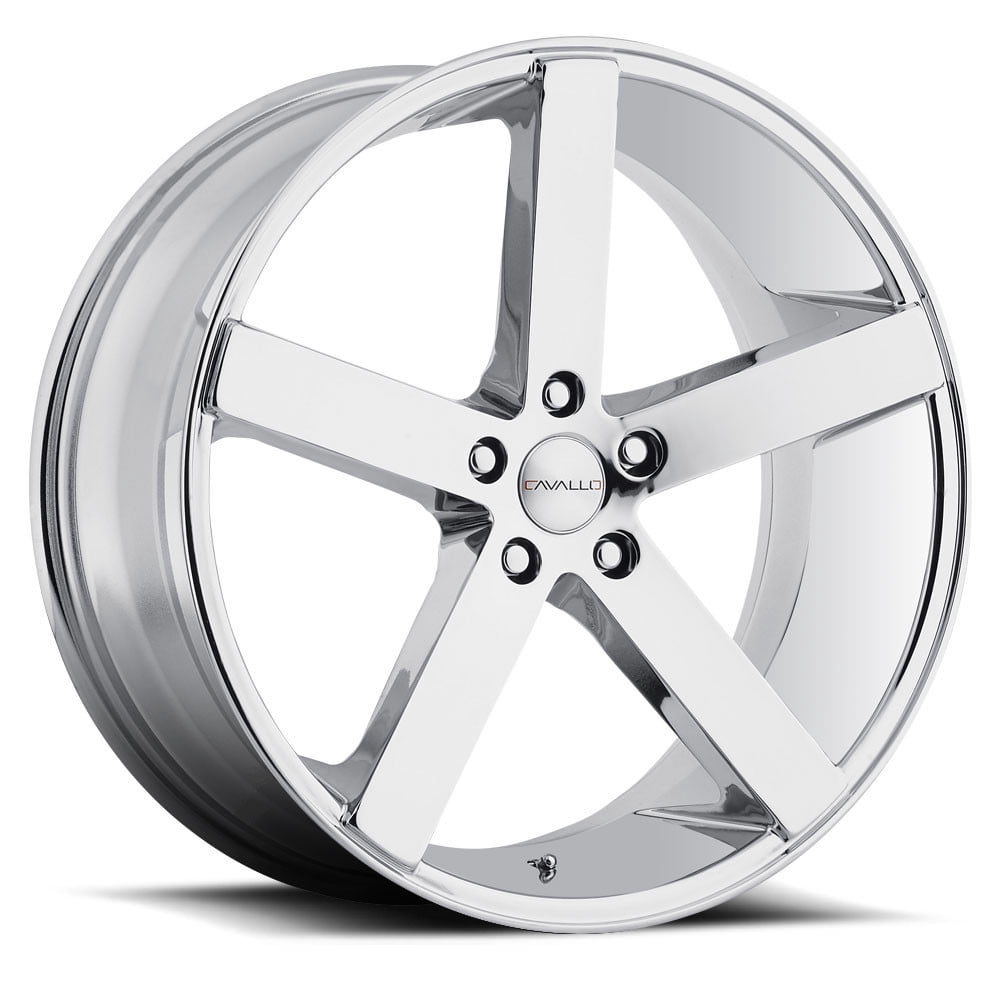 Cavallo CLV-5 5x112 18x8 +35 Nano Chrome - Walmart.com