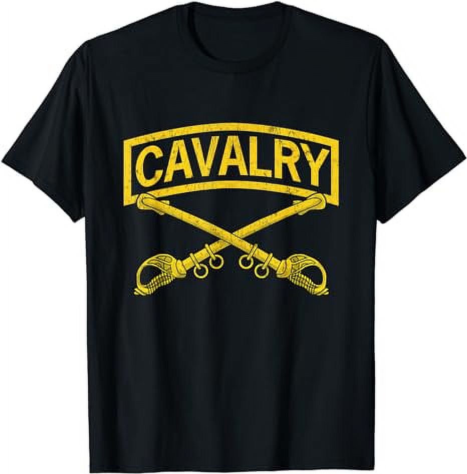 Cavalry Branch Insignia - CAV Scout 19 Delta - 19D - Army T-Shirt ...