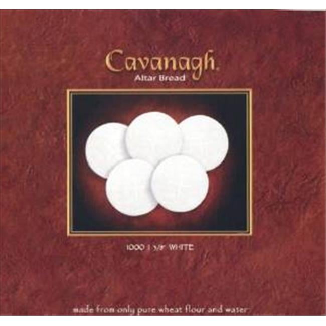 Cavanagh White Communion Wafers, Cross Design, 1.37 In., 1000 Count ...