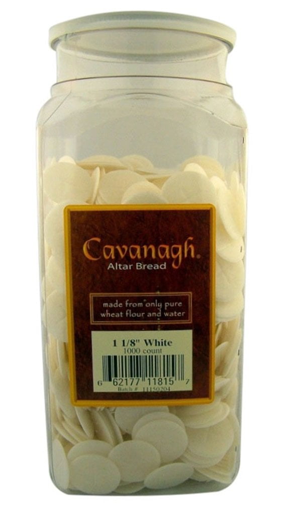 Cavanagh Altar Bread - TGF4 1 1/8" White - 1000/Container - Walmart.com