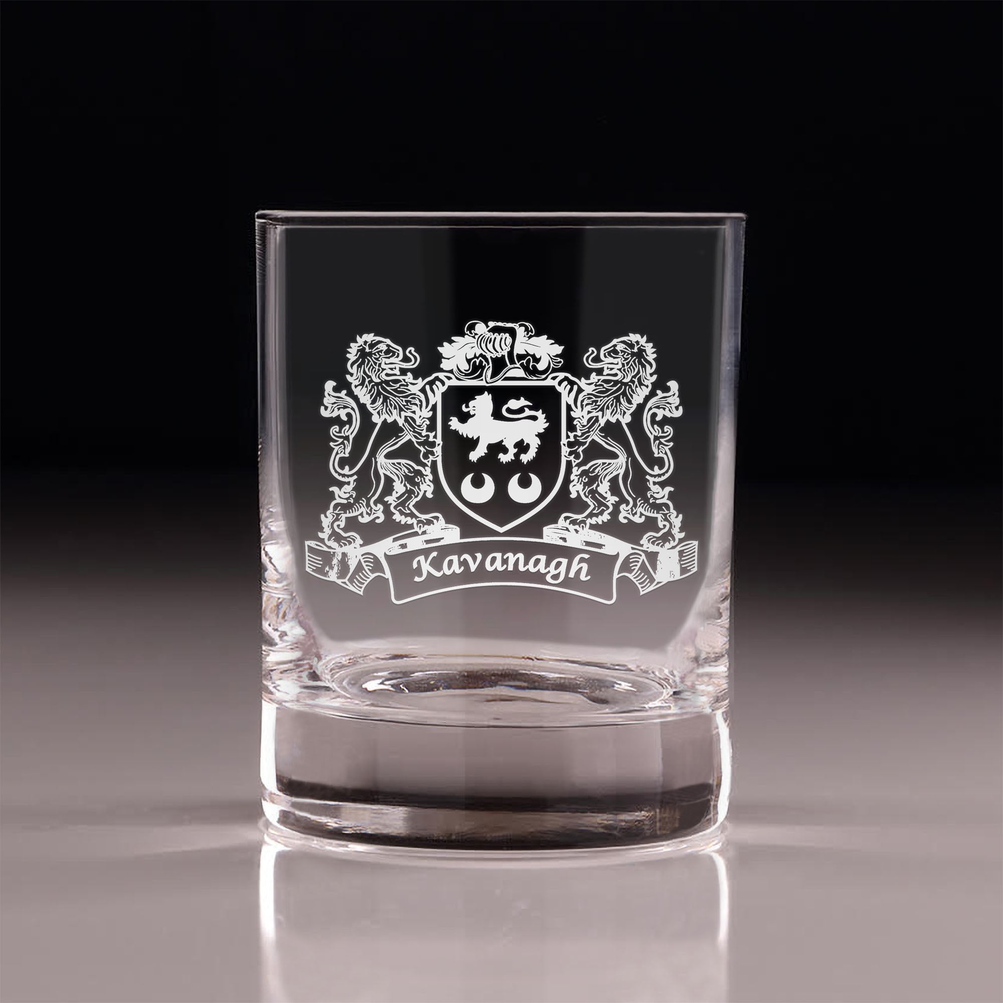 Cavanaugh Irish Coat of Arms Old Fashioned Tumblers - Set of 4 ...
