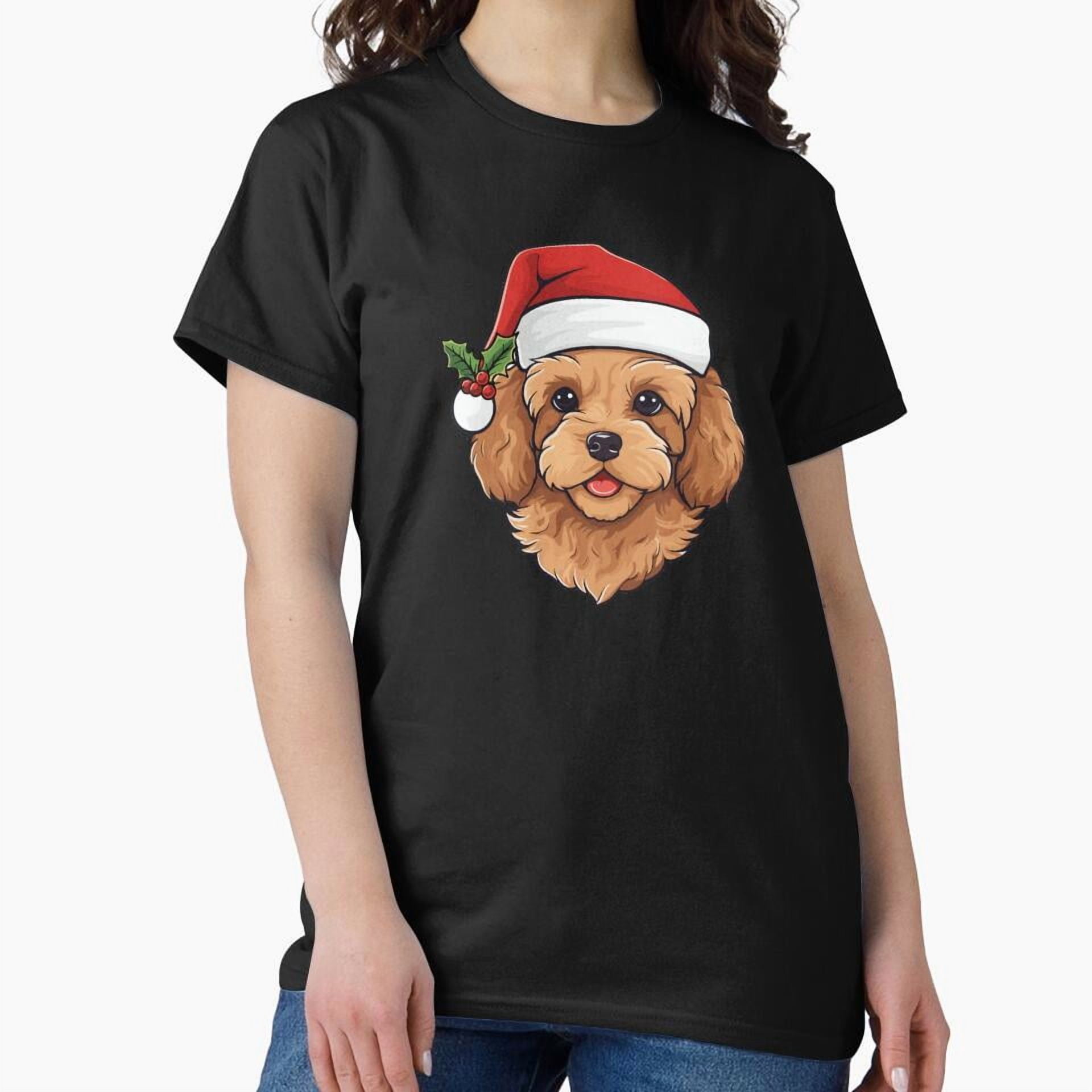 Cavapoo And Cavoodle Christmas Gold Funny Dog Lover Pet Holiday Gift ...