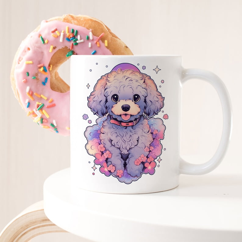 Cavapoo Coffee Mug, Cute Pastel Goth Cavapoo Gift, Cavoodle Dog Lover ...