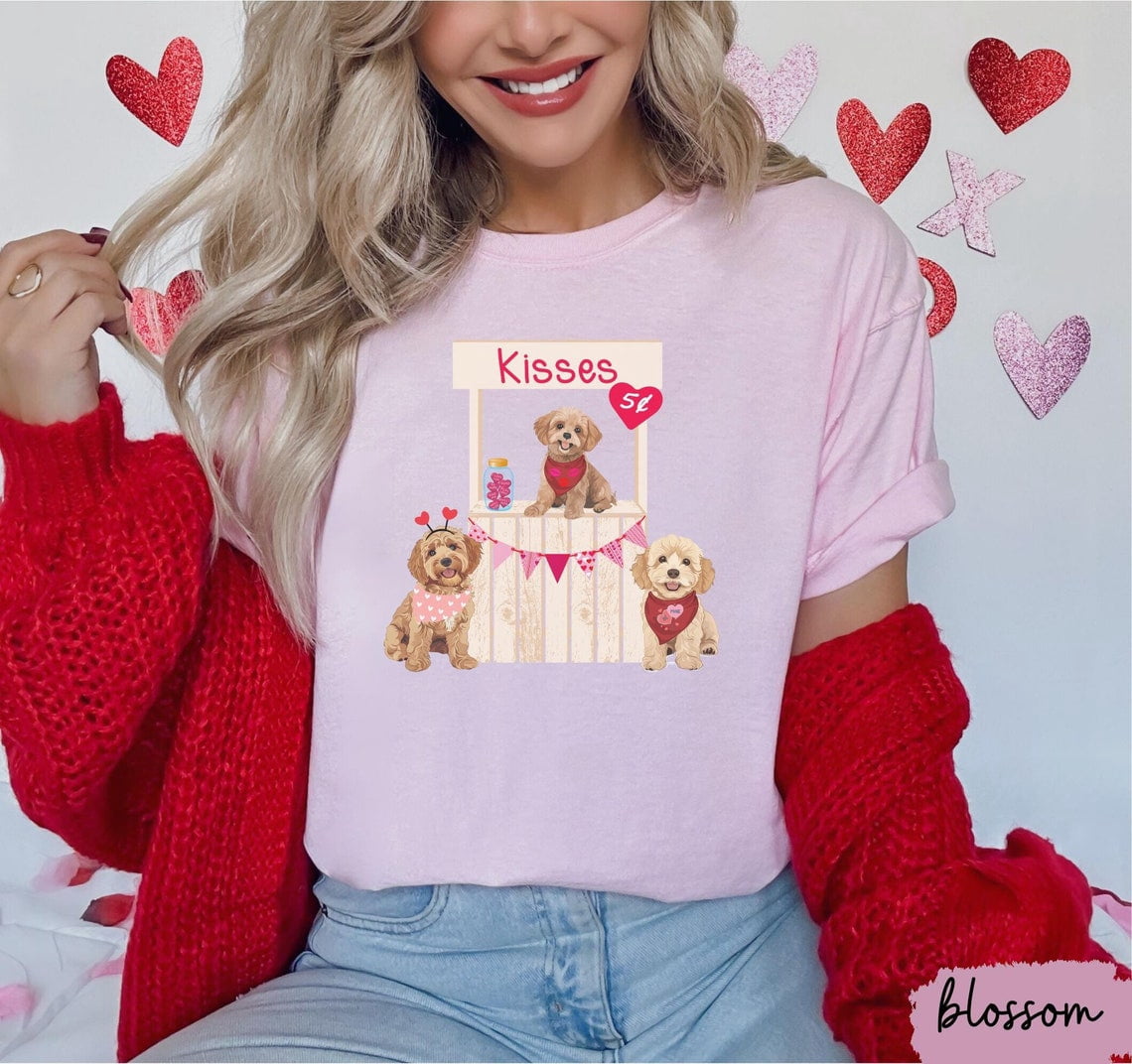 Cavapoo Dog Valentine Mom Owner Love Heart T-Shirt All size S-3XL ...
