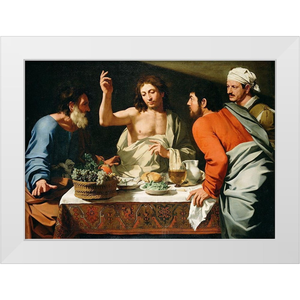 Cavarozzi, Bartolomeo 32x24 White Modern Wood Framed Museum Art Print ...