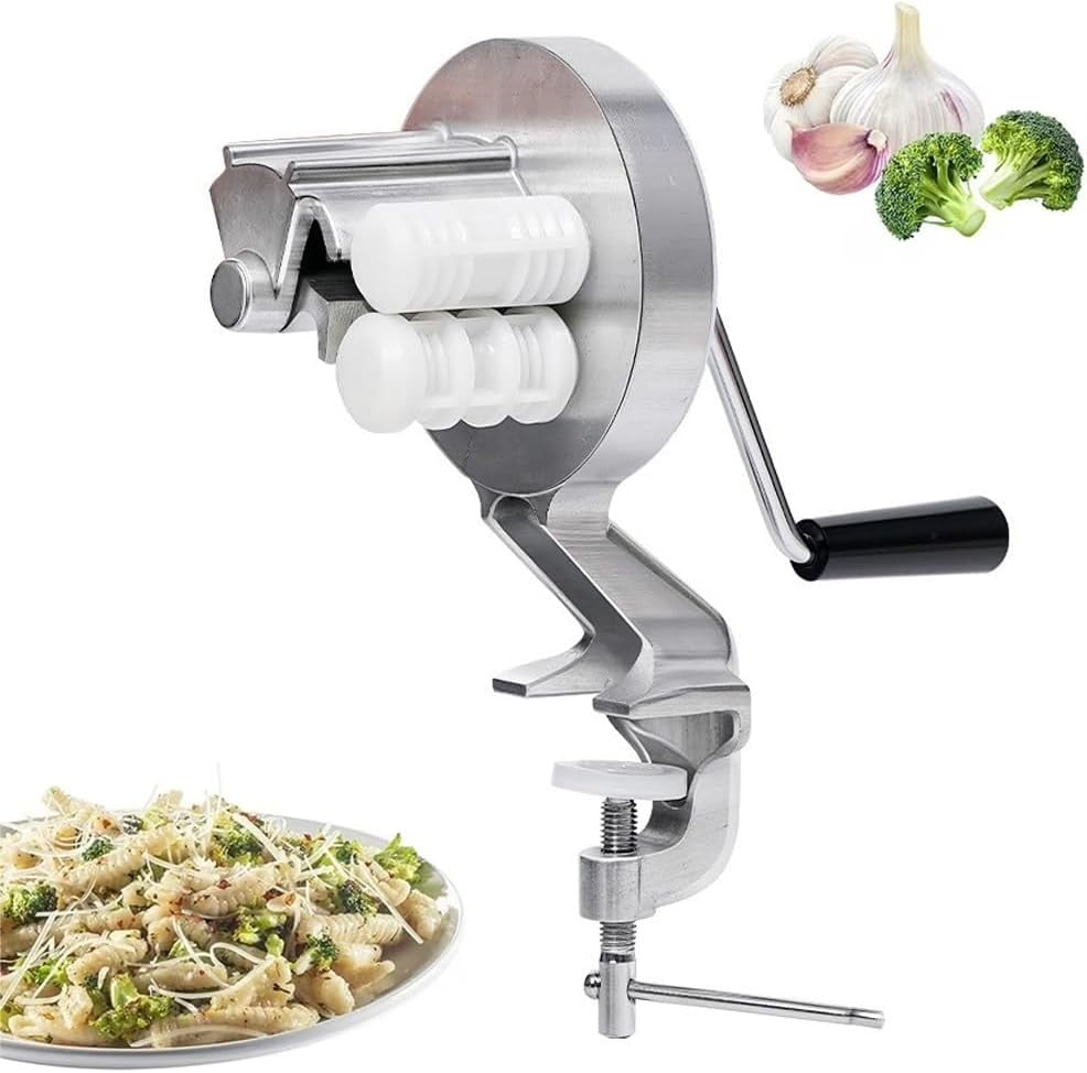 Cavatelli Maker Set, 4 Piece Pasta Set with Rolling Pin, Scraper and ...