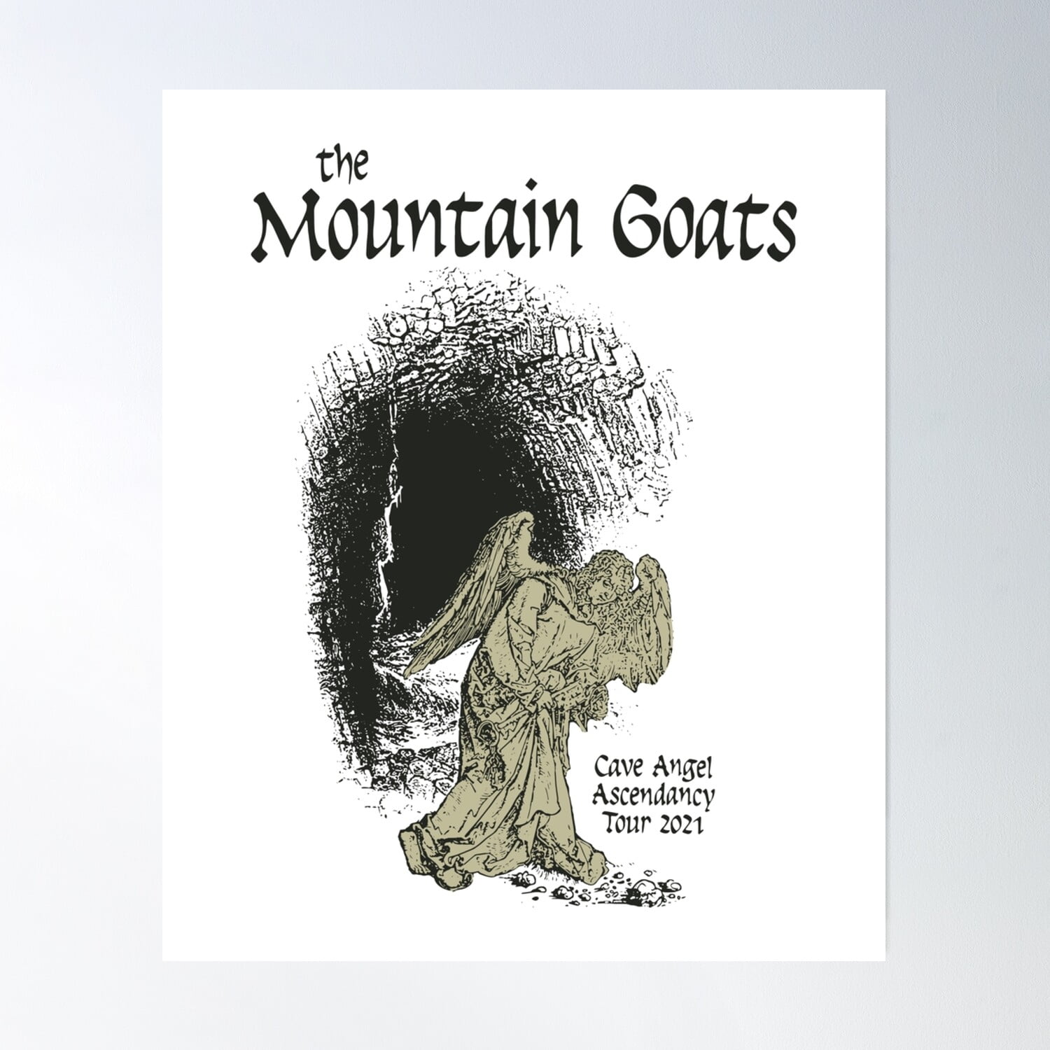 Cave Angel Ascendancy Tour Poster Wall Art, Modern Wall Decor, 8x12 ...