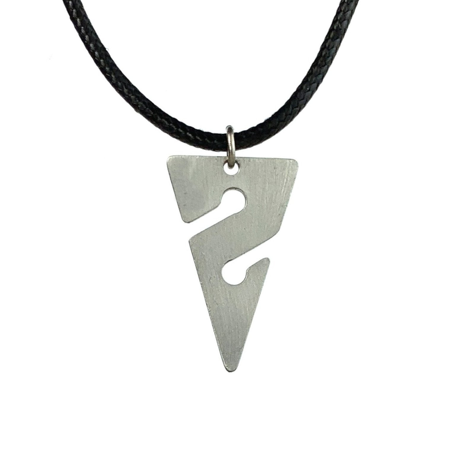 Cave Diving Pewter Pendant Necklace- Line Arrow Charm | Cave Diver Line ...