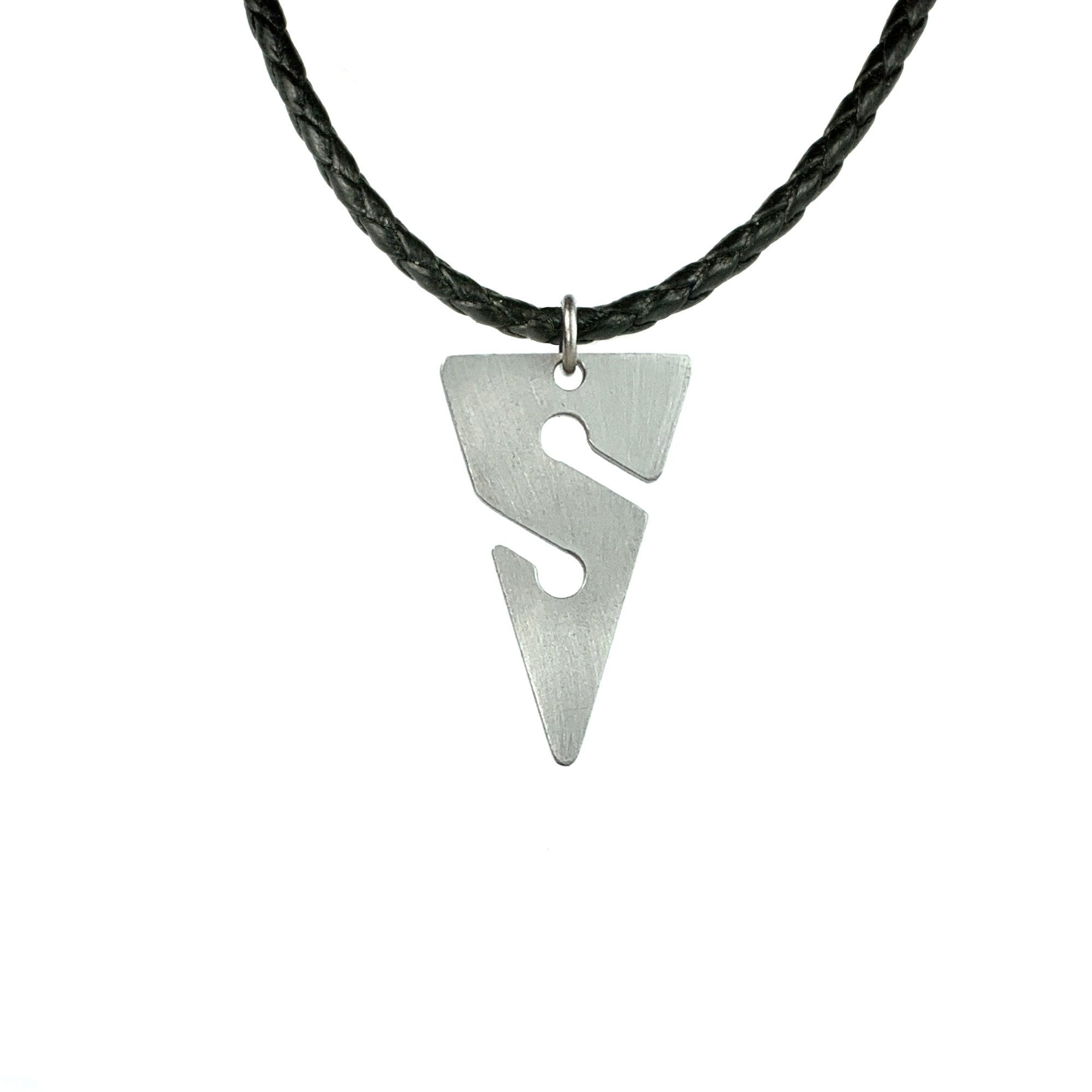 Cave Diving Pewter Pendant Necklace- Line Arrow Charm | Cave Diver Line ...