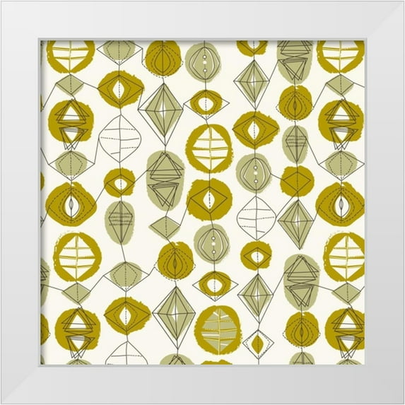 Cave, Rachel 15x15 White Modern Wood Framed Museum Art Print Titled ...