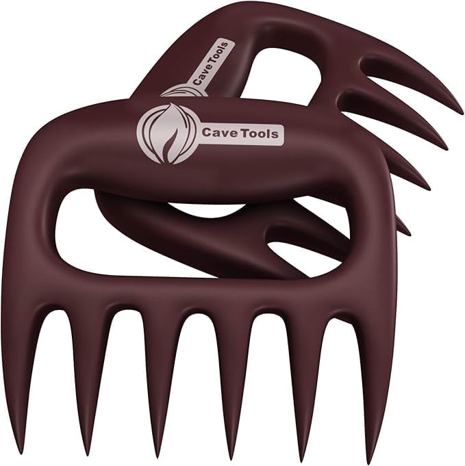 Cave Tools Meat Claws for Shredding Pulled Pork, Chicken, Turkey, and ...