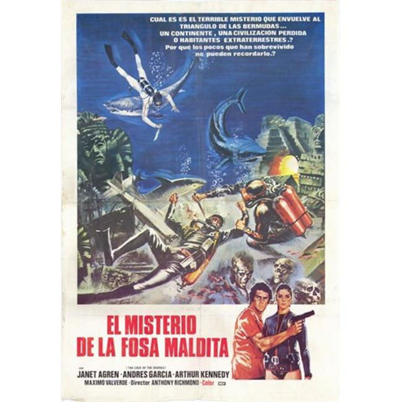 Cave of the Sharks Movie Poster - 11 x 17 in. - Walmart.com