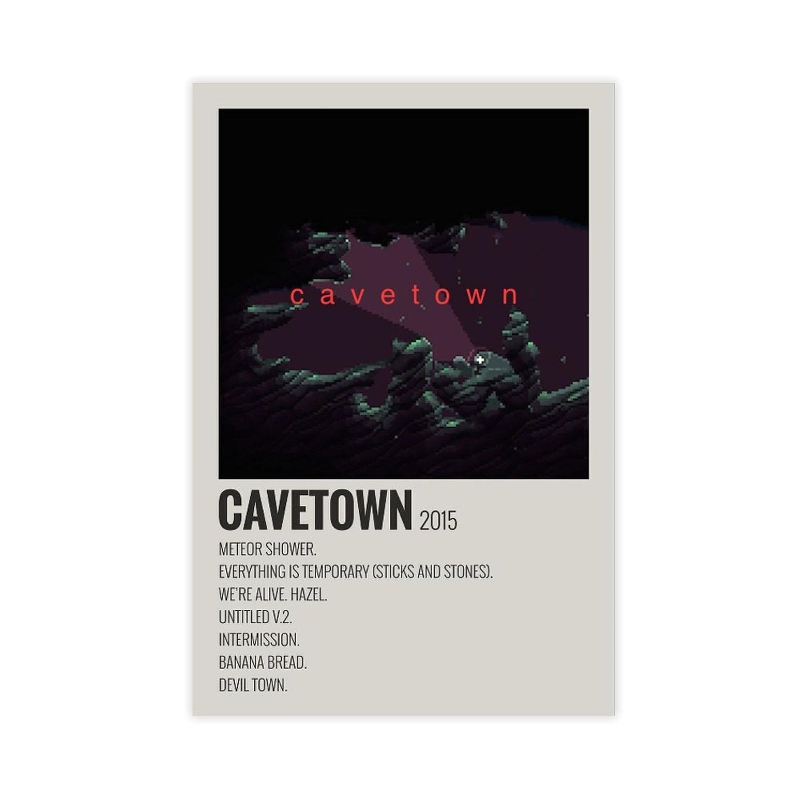 Cave-town Posters Art Print Bedroom Decor for Wall Art Print Gift Home Decor - Walmart.com