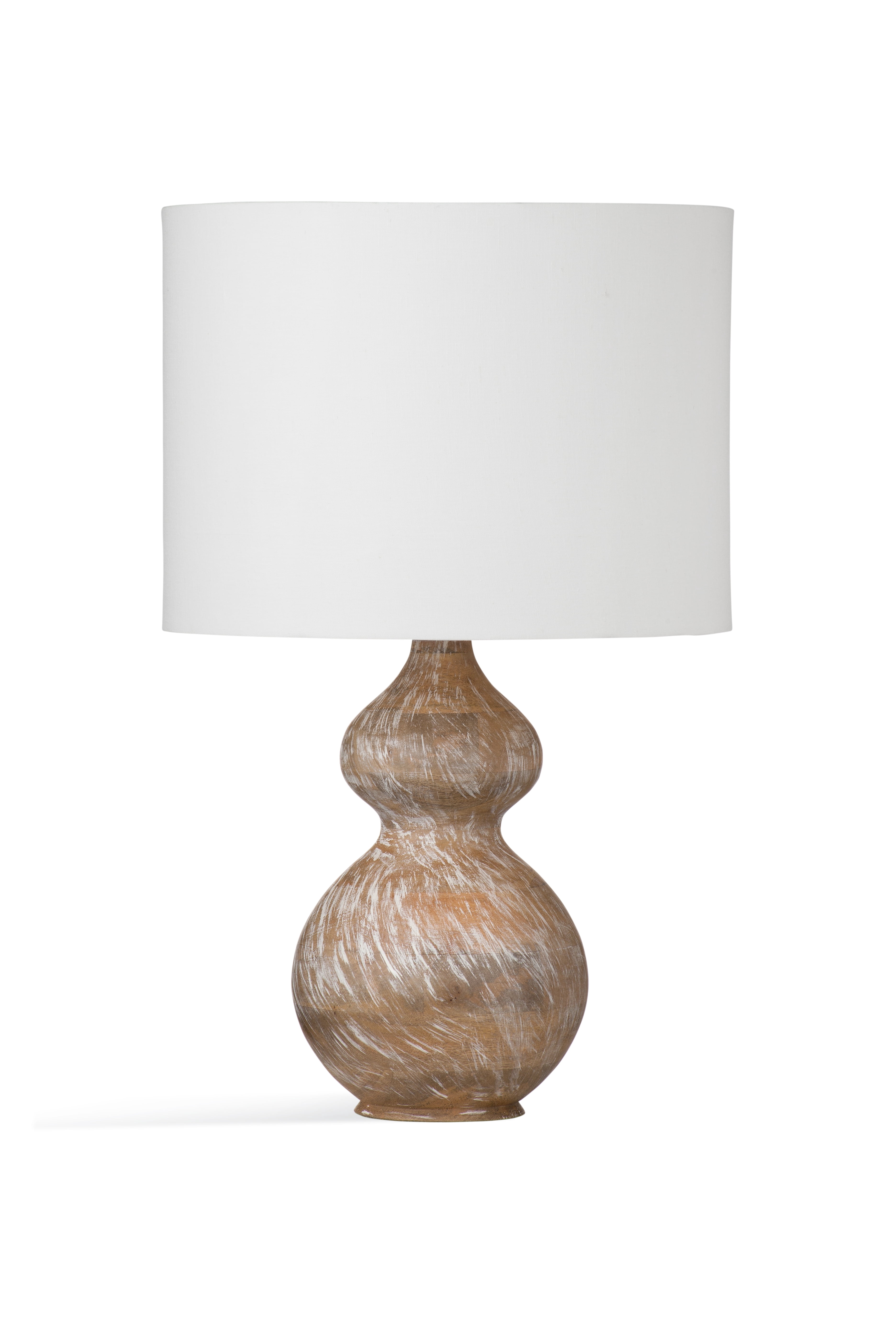 Caveette Natural White Washed Wood Table Lamp - Walmart.com