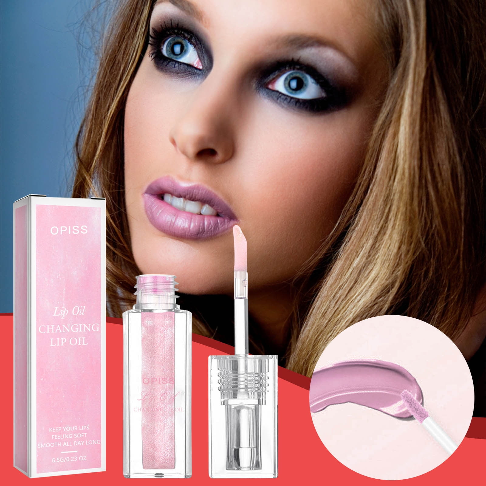 Caveitl Lipstick,Color Changing Lip Oil Lightens And Smoothes Fine ...