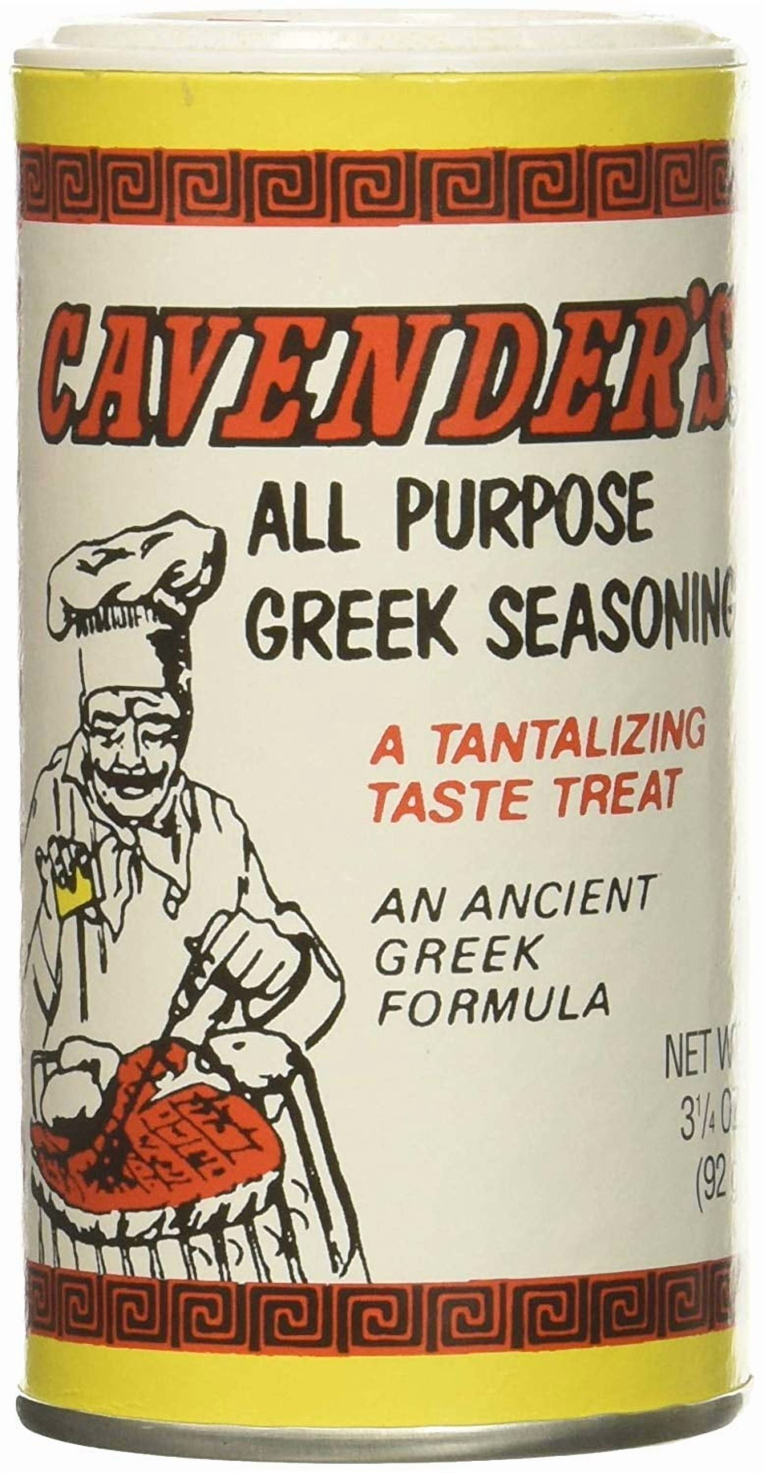 Cavender's All Purpose Greek ESF27 Seasoning - 3.25 oz (pack of 2) Cavender's Exclusive recipe ...