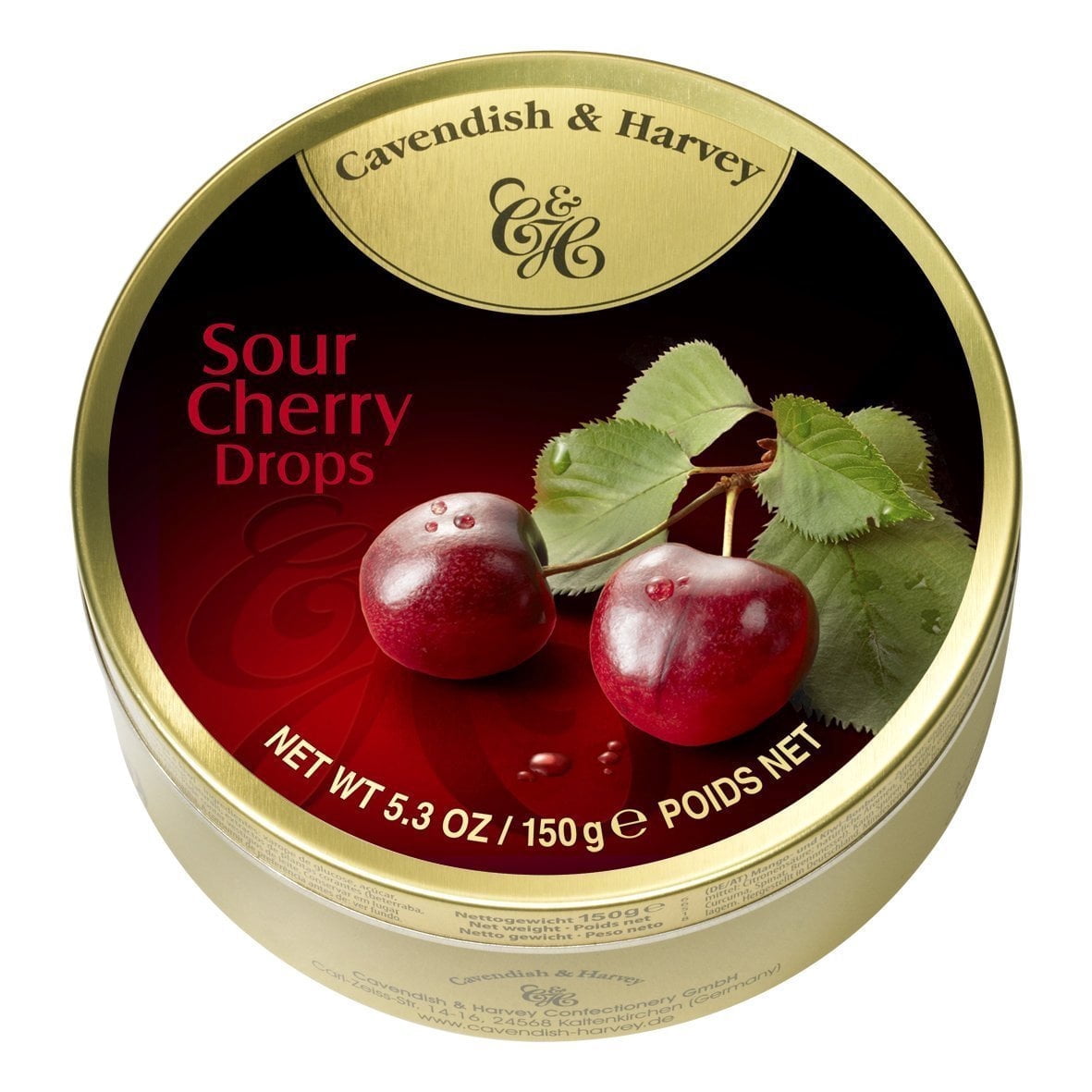 Cavendish And Harvey Candy BCF26 (3 Pack) Fruit Hard Candy Tin 5.3 ...