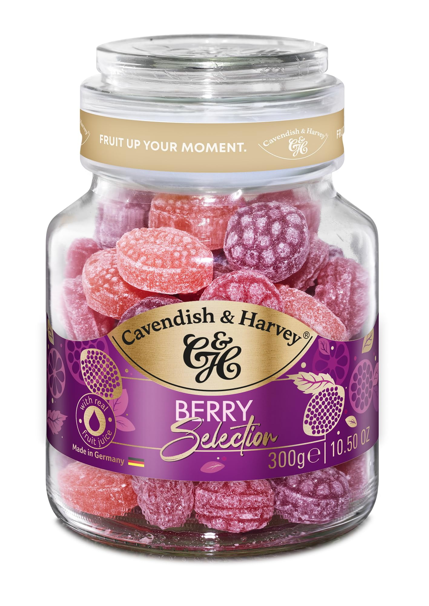 Cavendish & Harvey | ESF27 Mixed Berry Hard Candy Drops | 10.50 Ounce ...