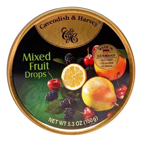 Cavendish & Harvey Mixed Fruit Drops Candy, 5.3 Oz - Walmart.com