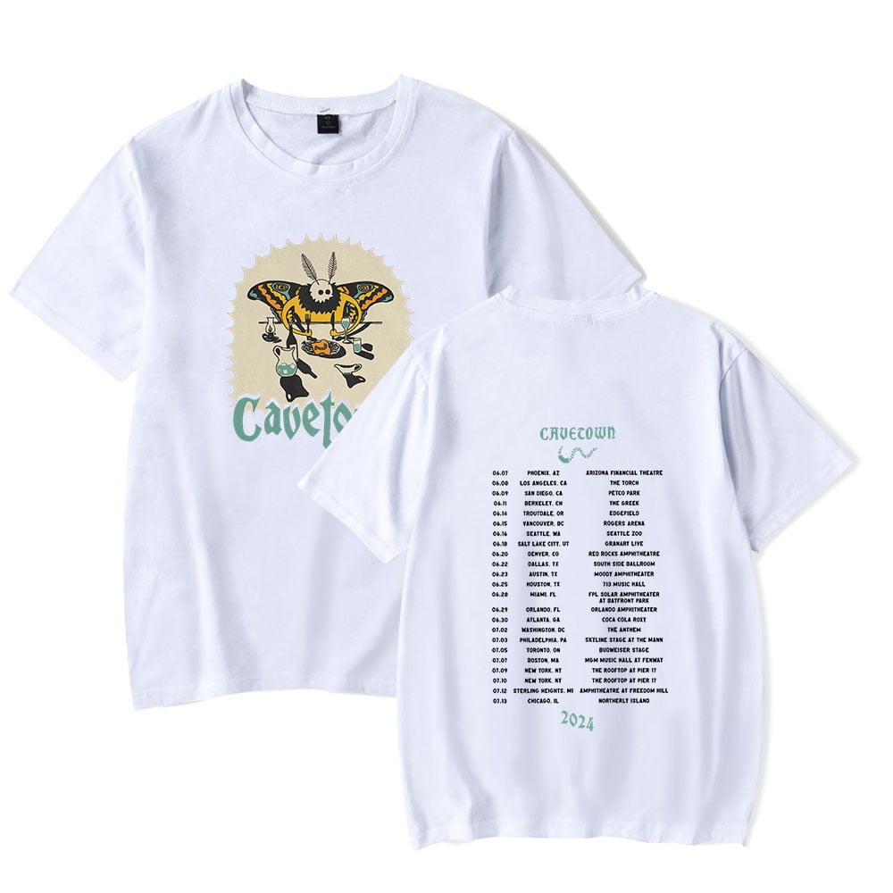 Cavetown Merch Moth Dinner Tour 2024 T-Shirt Crewneck Short Sleeve Men ...