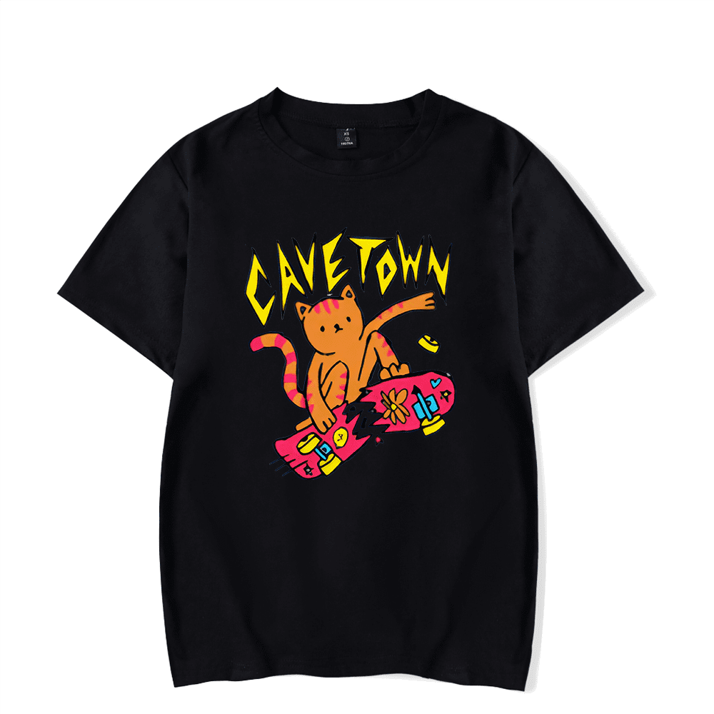 Cavetown Merch Skateboard Cat T-shirt t shirt Men Women Short Sleeve ...