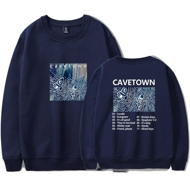 Cavetown Merch men's and women's fashionable casual long sleeved round ...