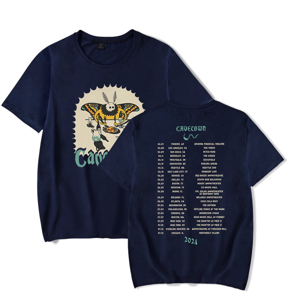 Cavetown Moth Dinner Tour T-Shirts Merch Women Men Clothes Trend Casual ...