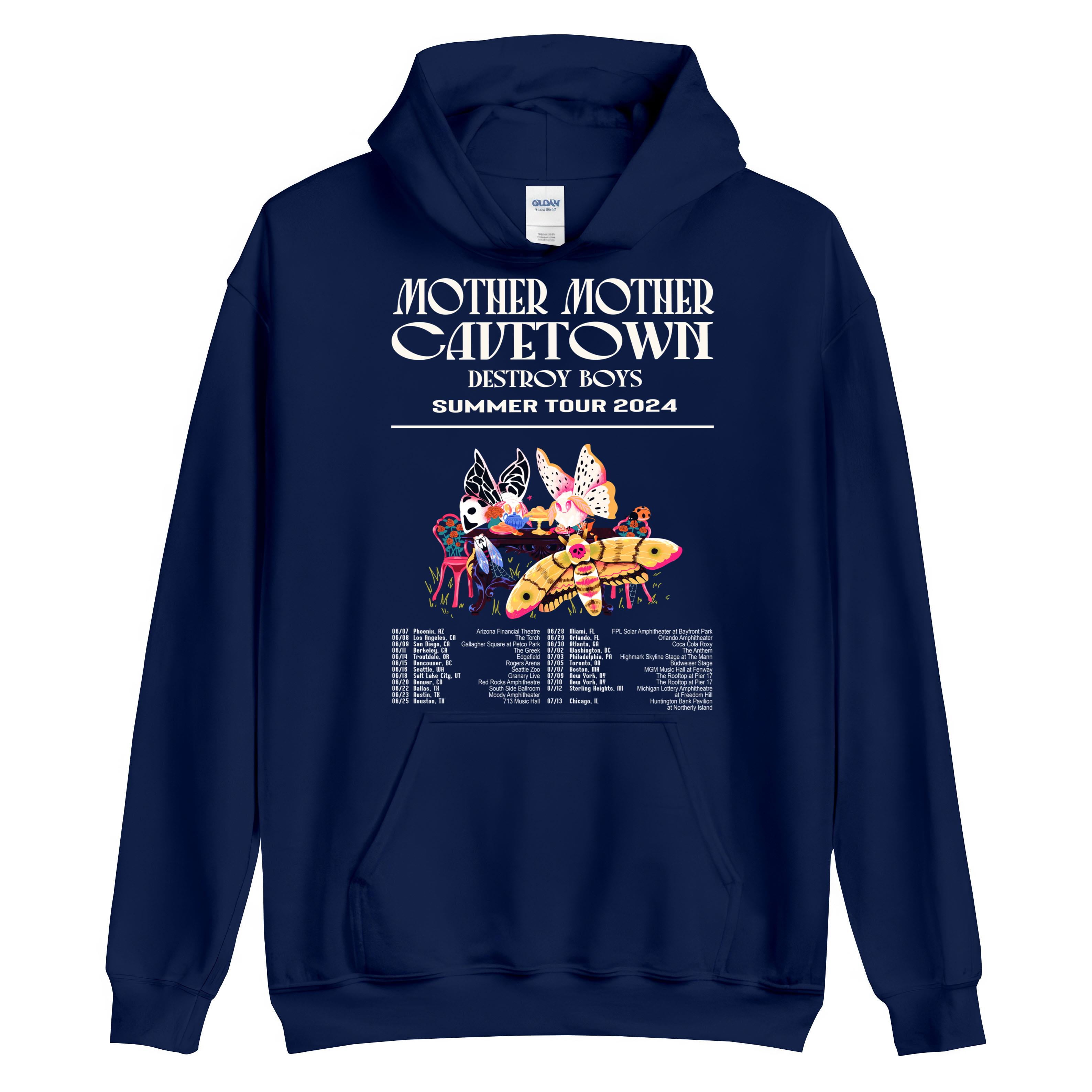 Cavetown and Mother - Destroy Boys Summer Tour 2024 Unisex T-shirt ...