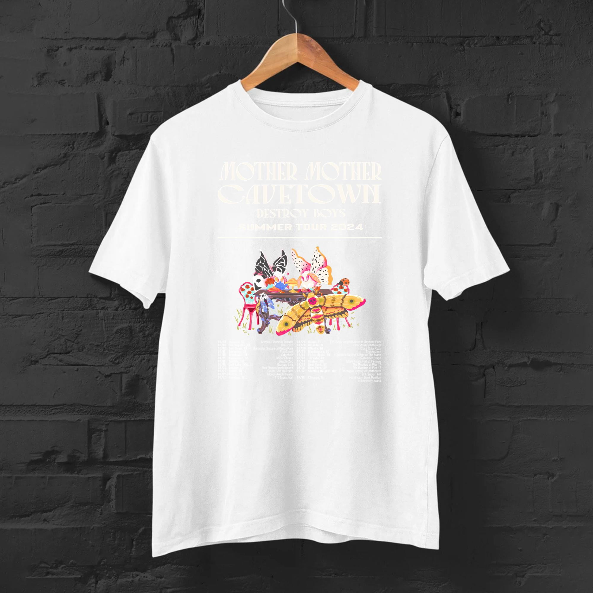 Cavetown and Mother - Destroy Boys Summer Tour 2024 Unisex T-shirt ...