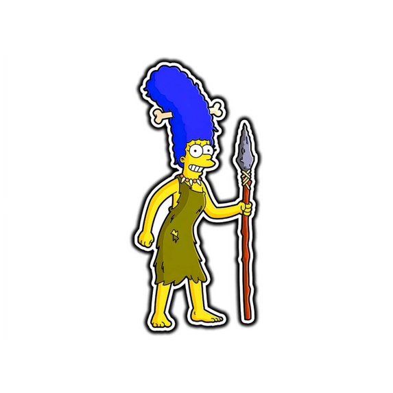 DOPASTICKER Cavewoman Marge Decorative Laptop, Phone Stickers ...