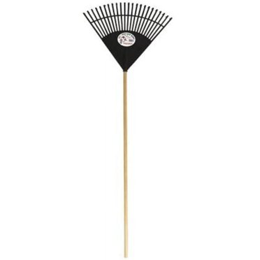 Emsco Group Little Diggers Kids' Plastic Garden Leaf Rake with Wood ...