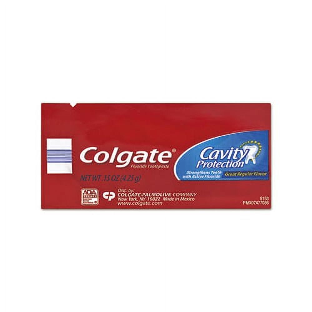 Cavity Protection Toothpaste Regular Flavor, 0.15 oz Tube, 1000/Carton ...