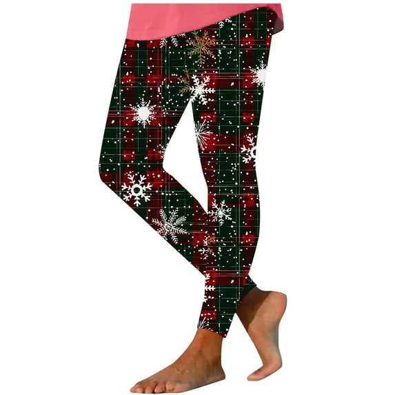 Cavosen Christmas Leggings for Women High Waisted Full Length Pants ...