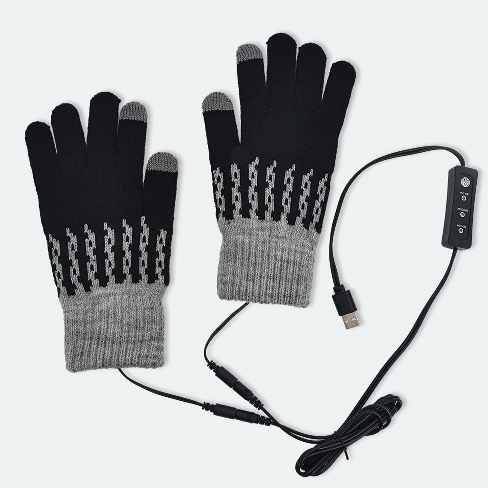 Cavosen Heated Gloves for Women Men Rechargeable USB Thermal Gloves ...