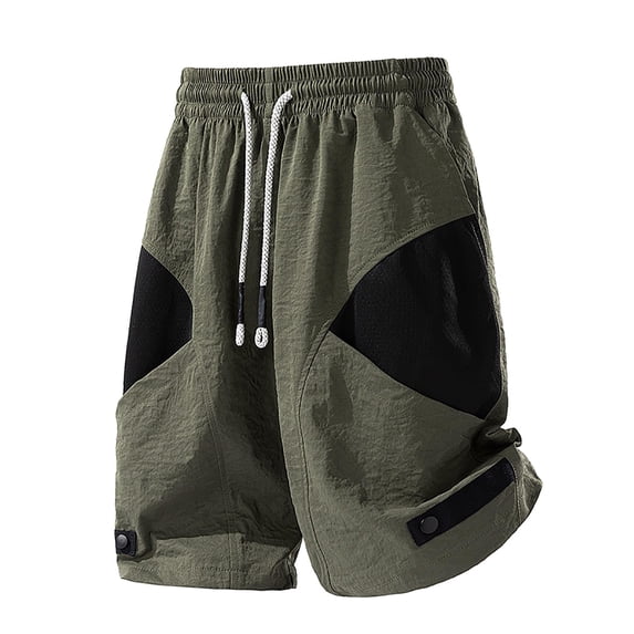 Cavosen Mens Basketball Shorts Versatile Drawstring Workout Shorts ...