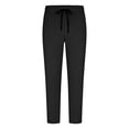Cavosen Mens Big and Tall Pants Tapered Pants Button Trousers Solid ...