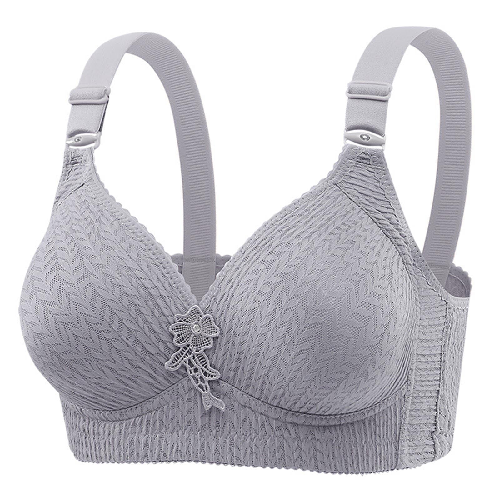 Cavosen Padded Bras for Women No Wires Seamless Back Closure Everyday ...