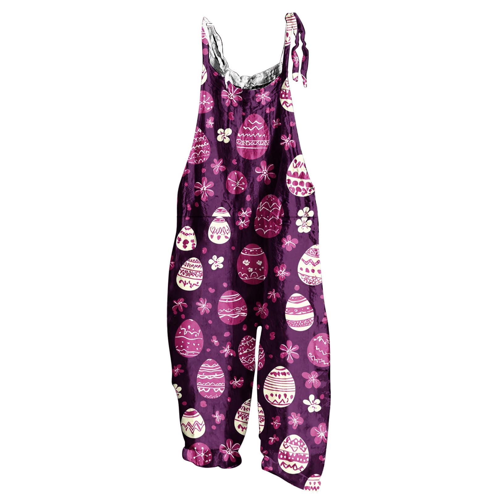 Cavosen Plus Size Rompers Easter Oversized Jumpsuits Wide Leg Long ...